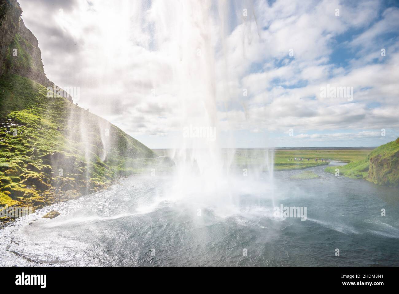 waterfall, natural spectacle, seljalandsfoss, cascade, waterfalls ...