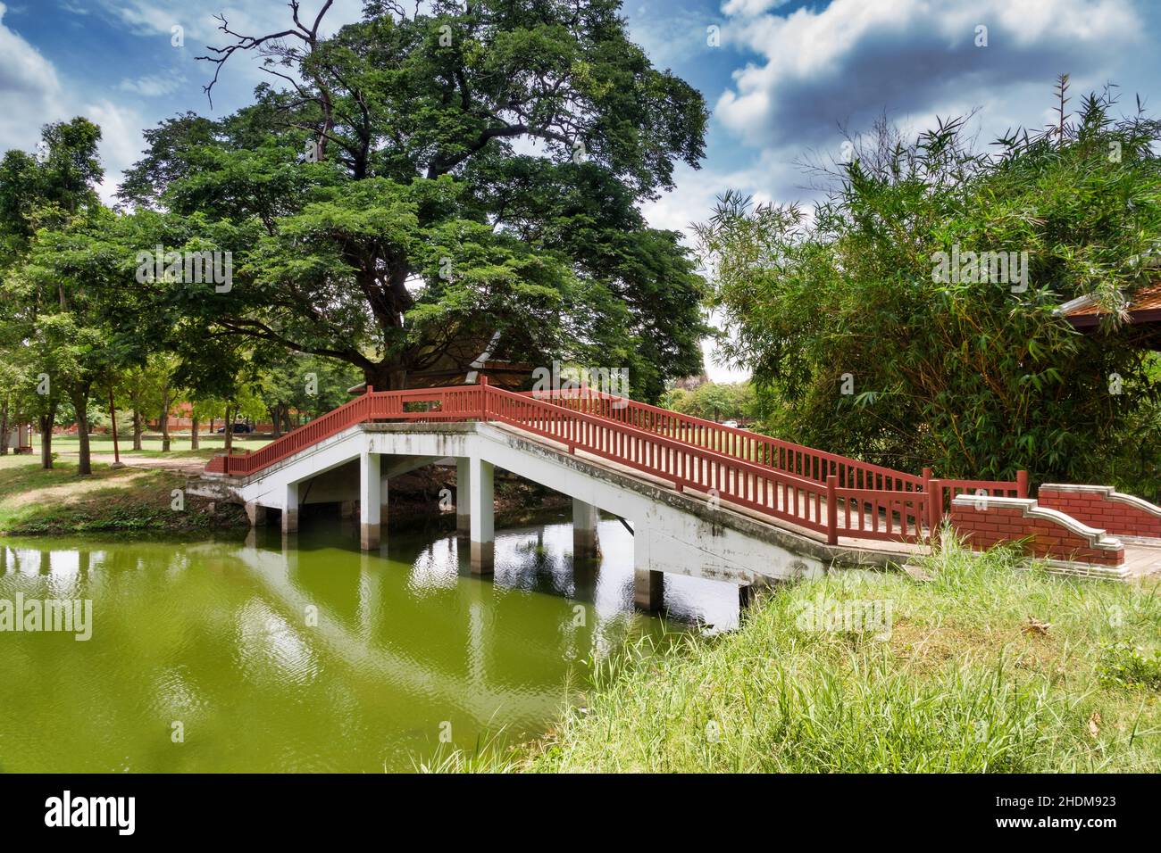 bridge, historical park, bridges Stock Photo - Alamy