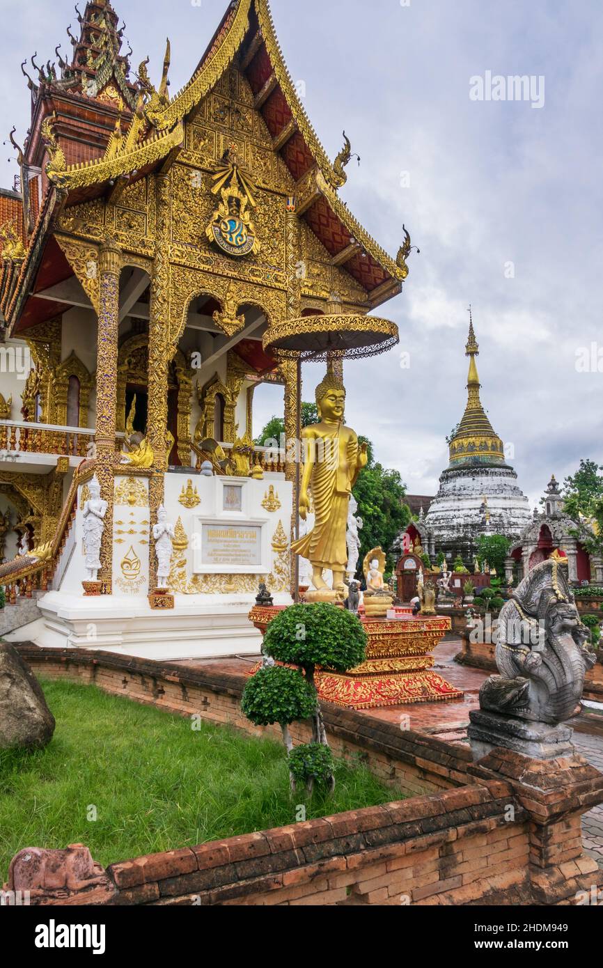 wat buppharam, dhamma hall Stock Photo - Alamy