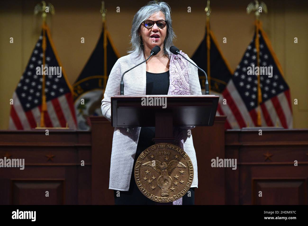 United States Representative Robin Kelly (Democrat of Illinois), speaks ...