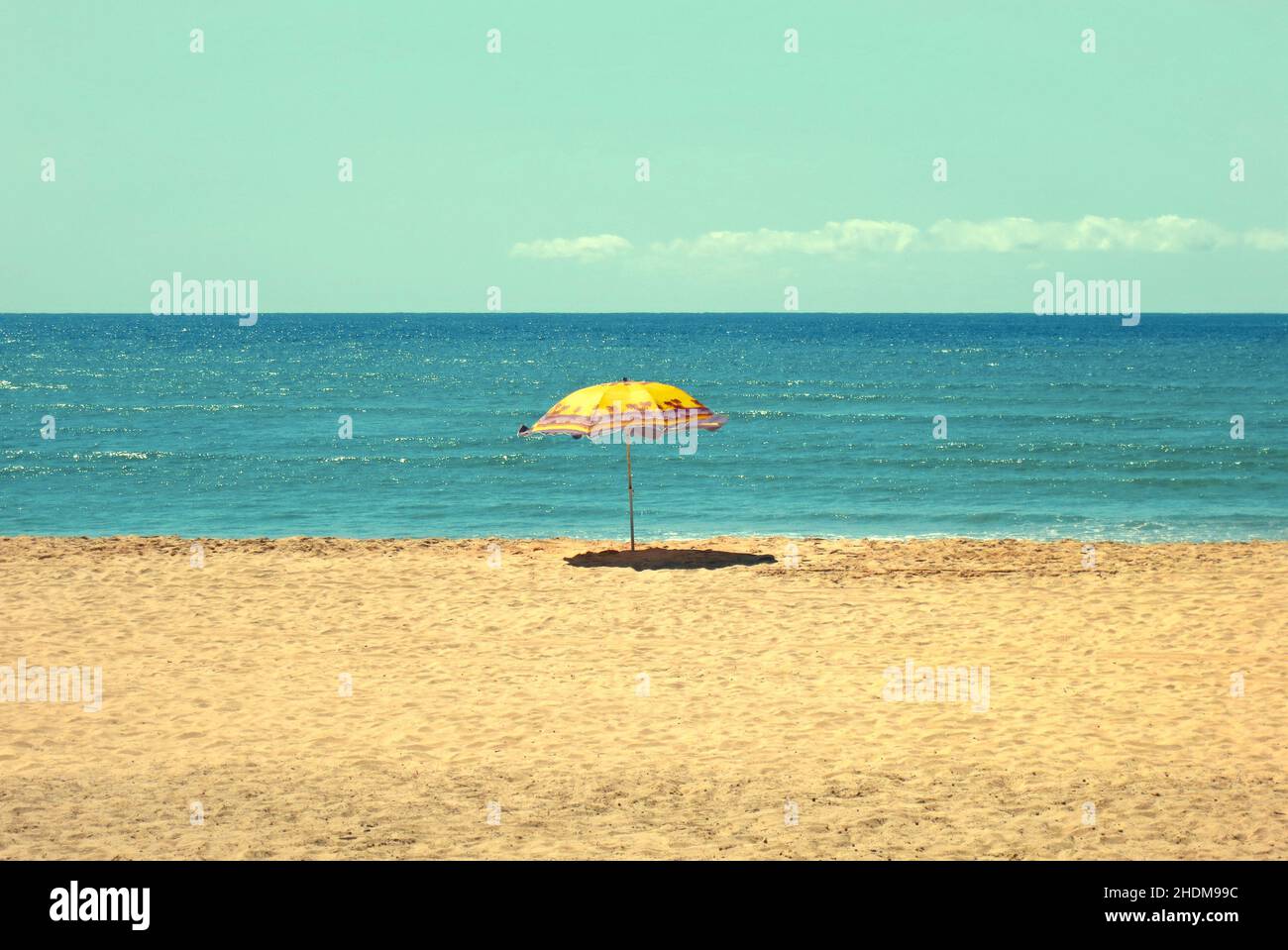 retro, parasol, beach, old fashioned, retro style, parasols, beaches ...