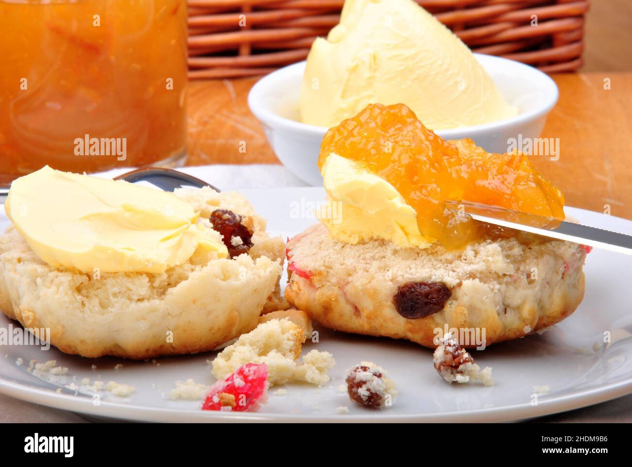 breakfast, scone, breakfasts, scones Stock Photo - Alamy