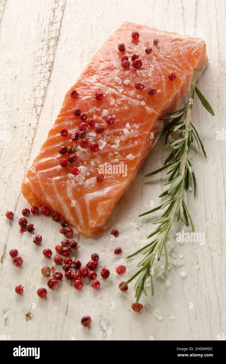 salmon, fish fillet, salmons, fish fillets Stock Photo - Alamy