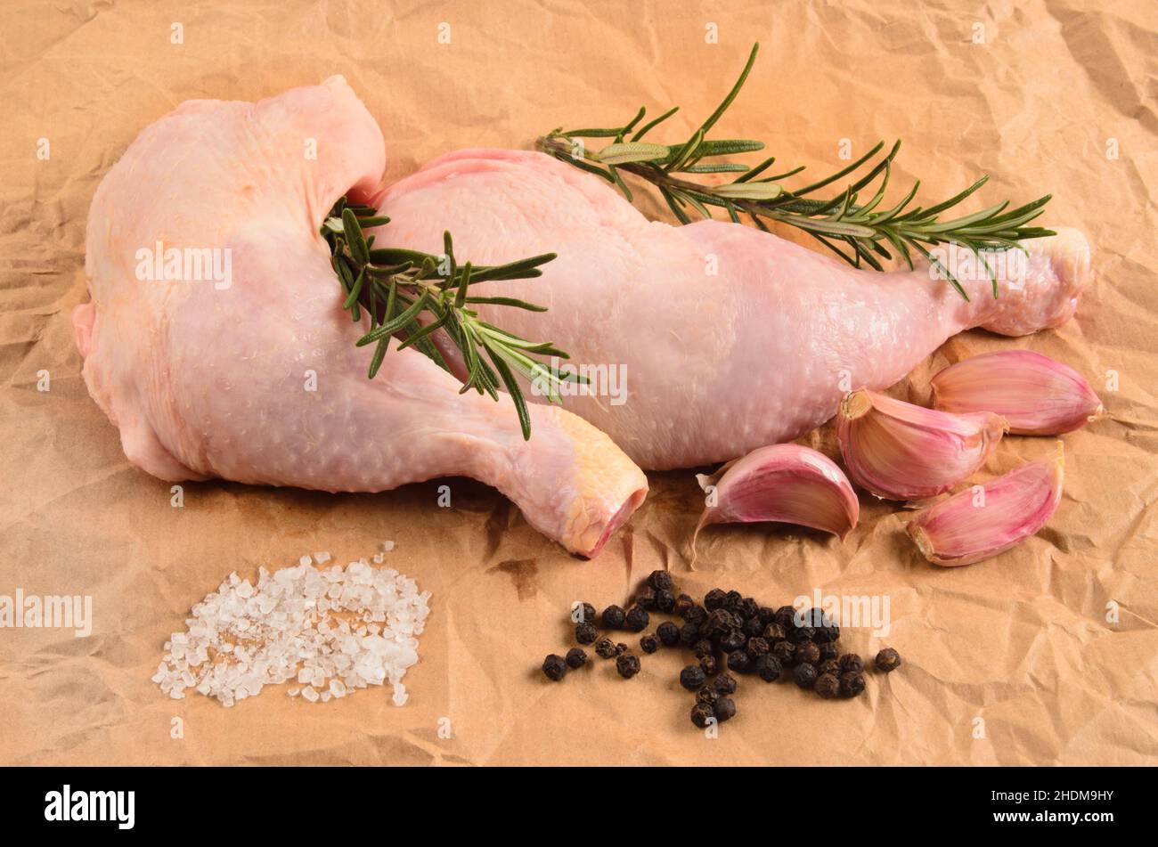 Chicken haunch hi-res stock photography and images - Alamy