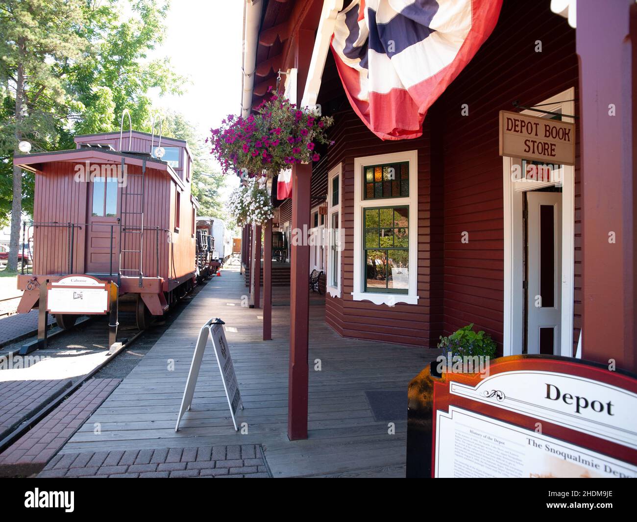 Snoqualmie railroad museum hi-res stock photography and images - Alamy