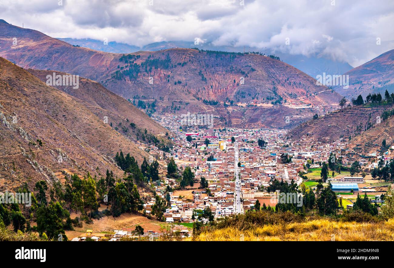 Aerial view of Tarma in Junin, Peru Stock Photo - Alamy