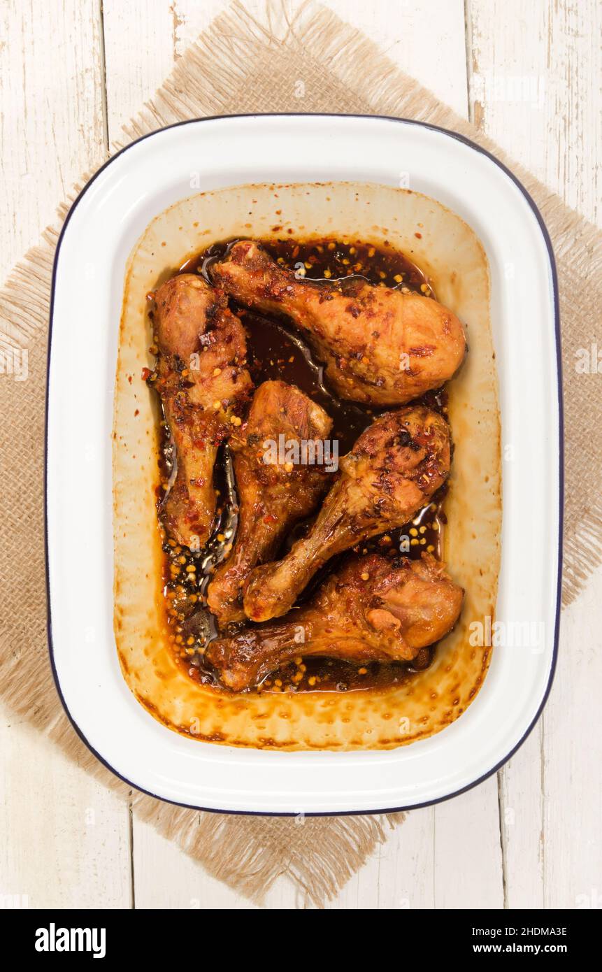 spicy, marinated, chicken, sharps, marinateds, chickens Stock Photo - Alamy