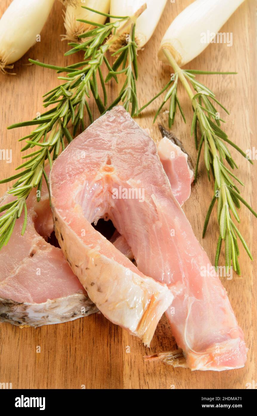 carp steak, carp steaks Stock Photo - Alamy