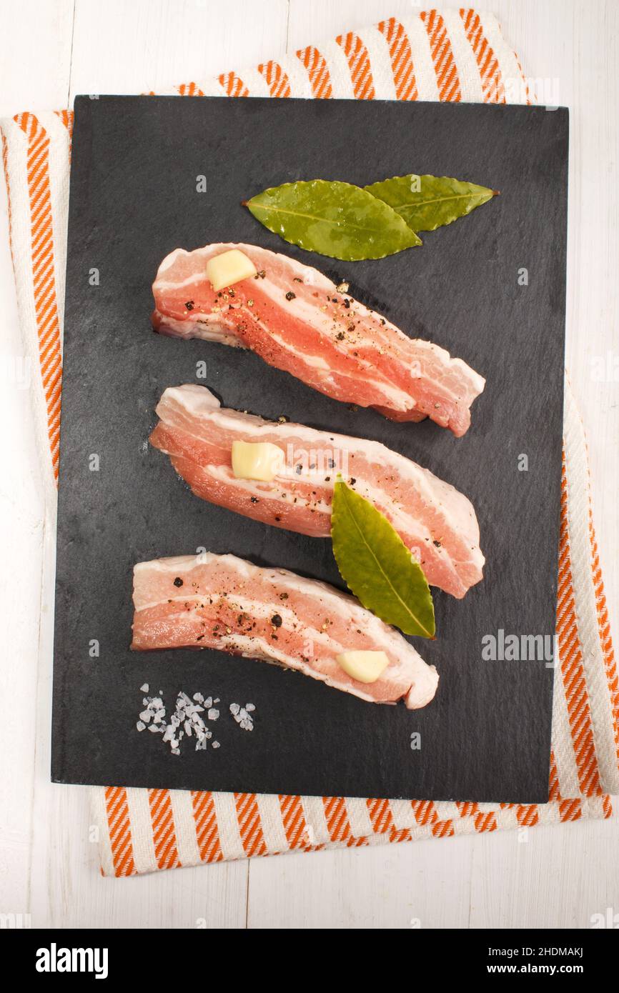 pork, pork belly, meat striped, porks, pork bellies, meat portion ...