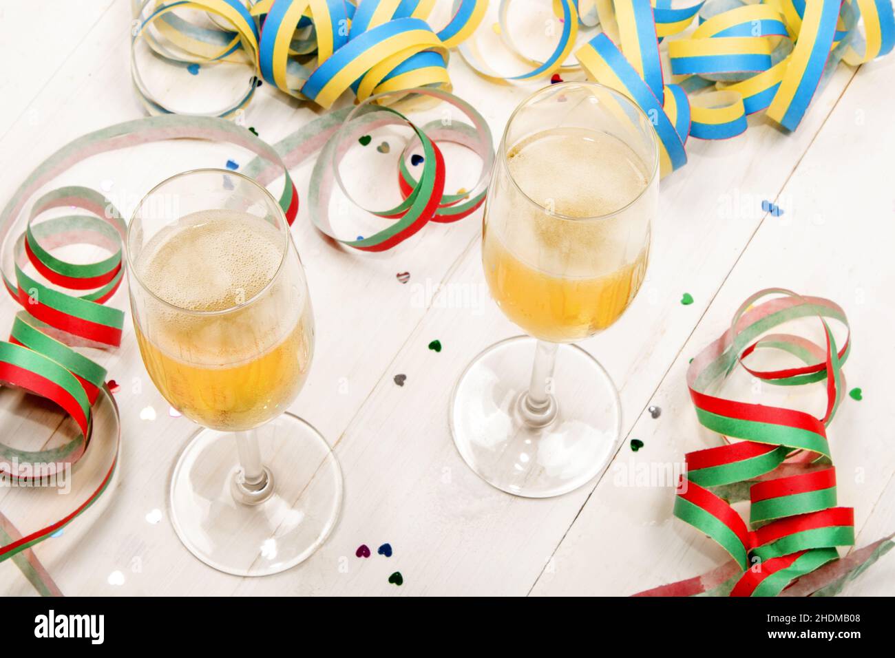 sparkling, streamers, streamer Stock Photo - Alamy