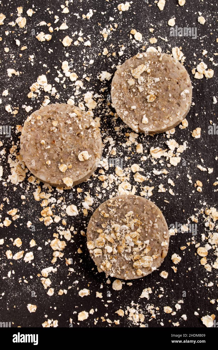Traditional scottish white pudding breakfast hi-res stock photography ...