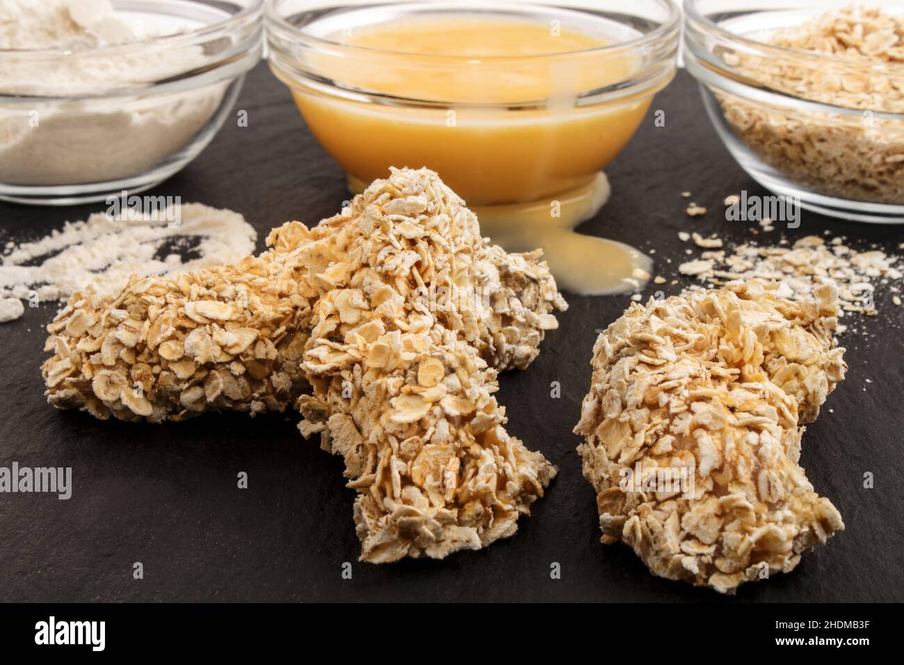 preparation, chicken meat, breading, preparations, chicken meats Stock ...