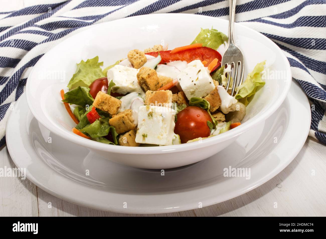 greek salad, goat cheese, greek salads, goat cheeses Stock Photo - Alamy