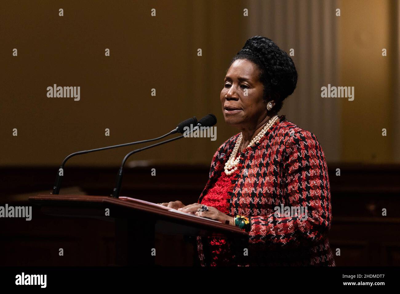 Mikie sherrell, D-NJ, speaks as members of Congress share recollections ...