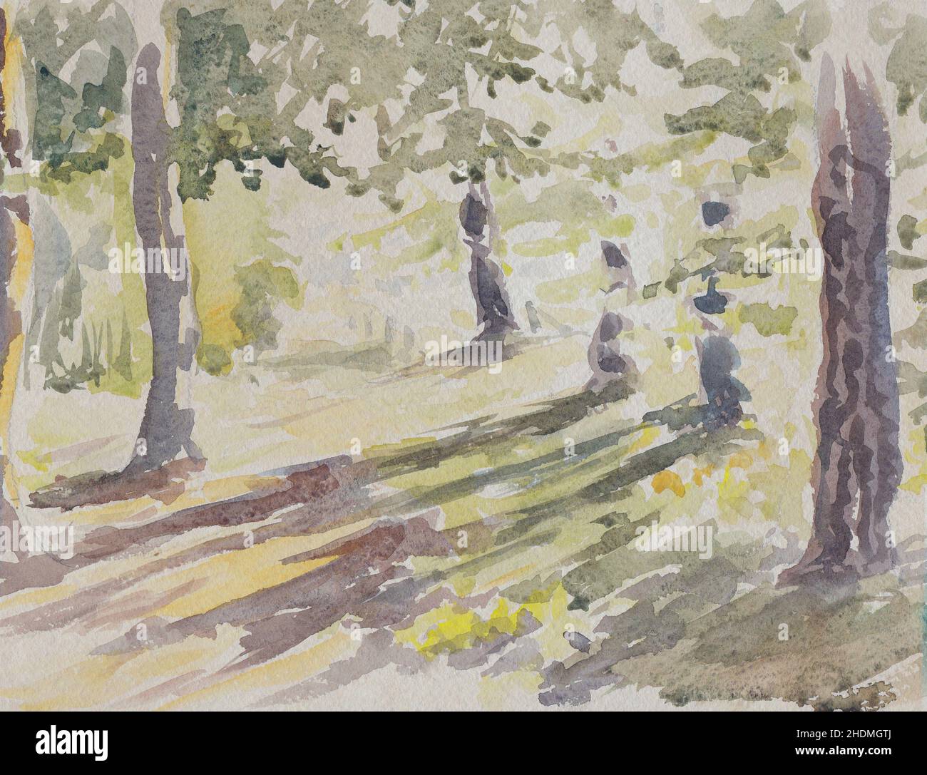 Drawing landscapes hi-res stock photography and images - Alamy