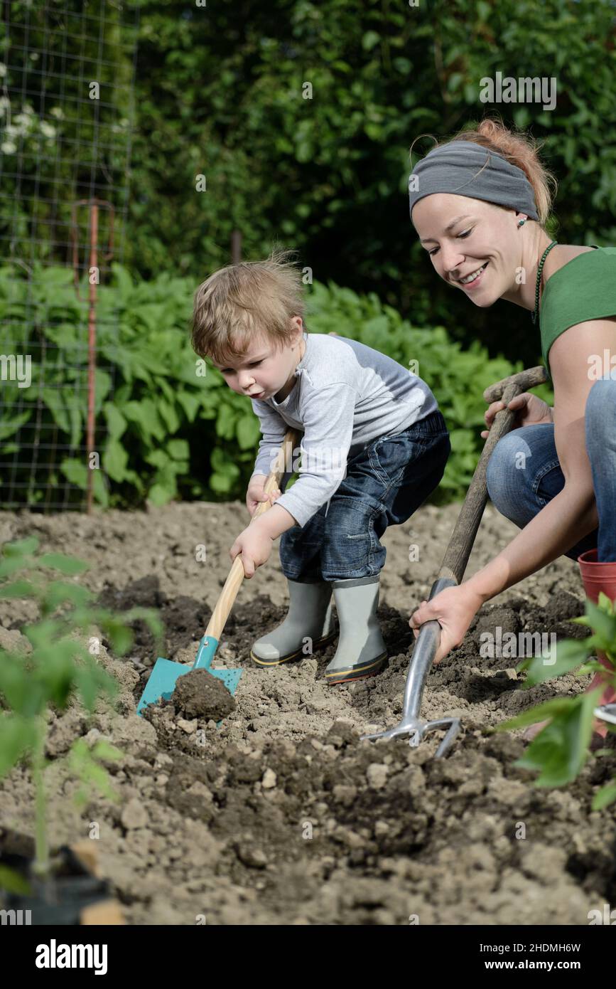 child, mother, garden, gardening, children, childs, kid, kids, mom ...