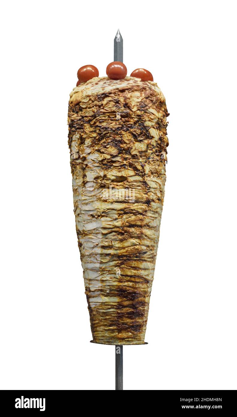 doner kebab, döner, kebab spit, doner kebabs, döners Stock Photo - Alamy