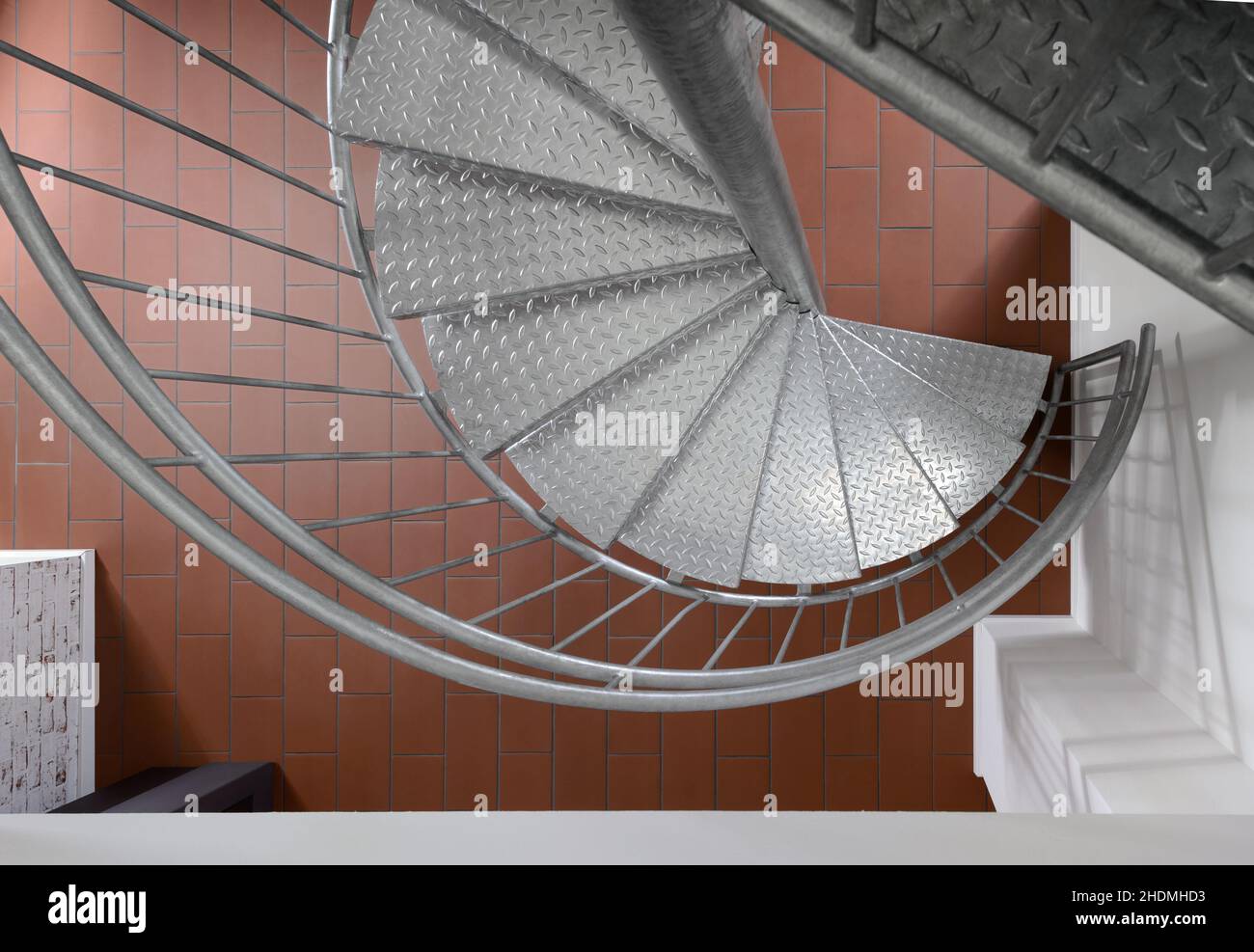 Round spiral staircase hi-res stock photography and images - Alamy