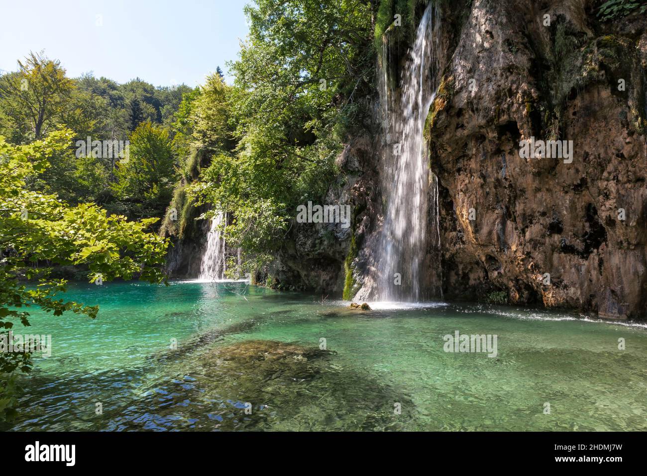 waterfall, plitvice lakes, cascade, waterfalls Stock Photo - Alamy