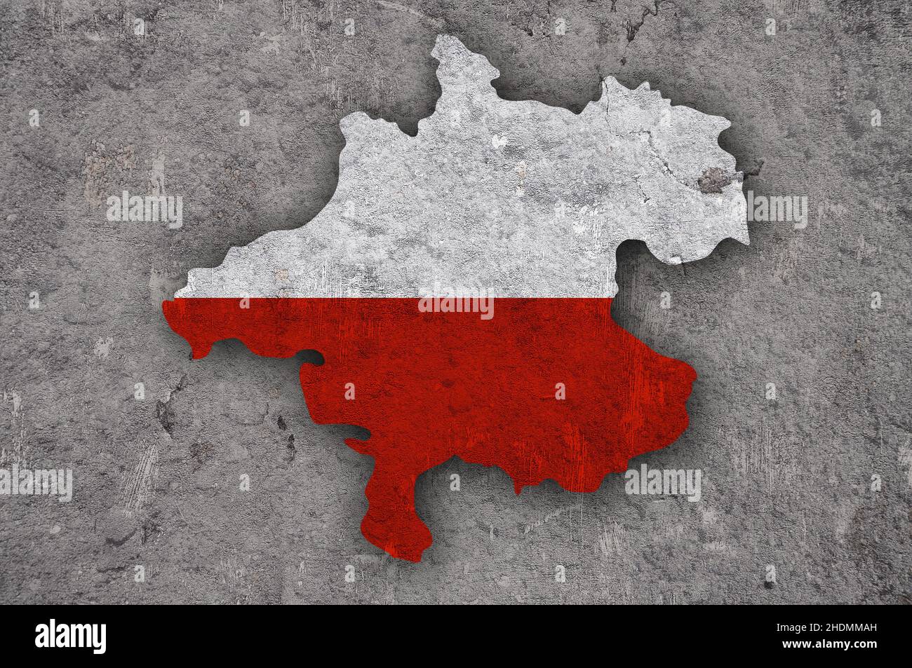Upper austria map hi-res stock photography and images - Alamy