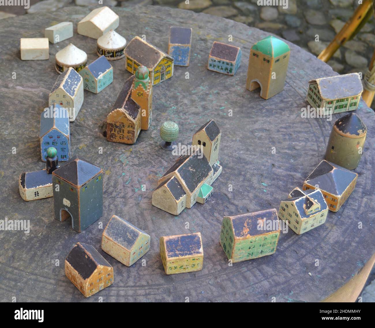 village, toy, miniature, villages, toys, miniatures Stock Photo - Alamy