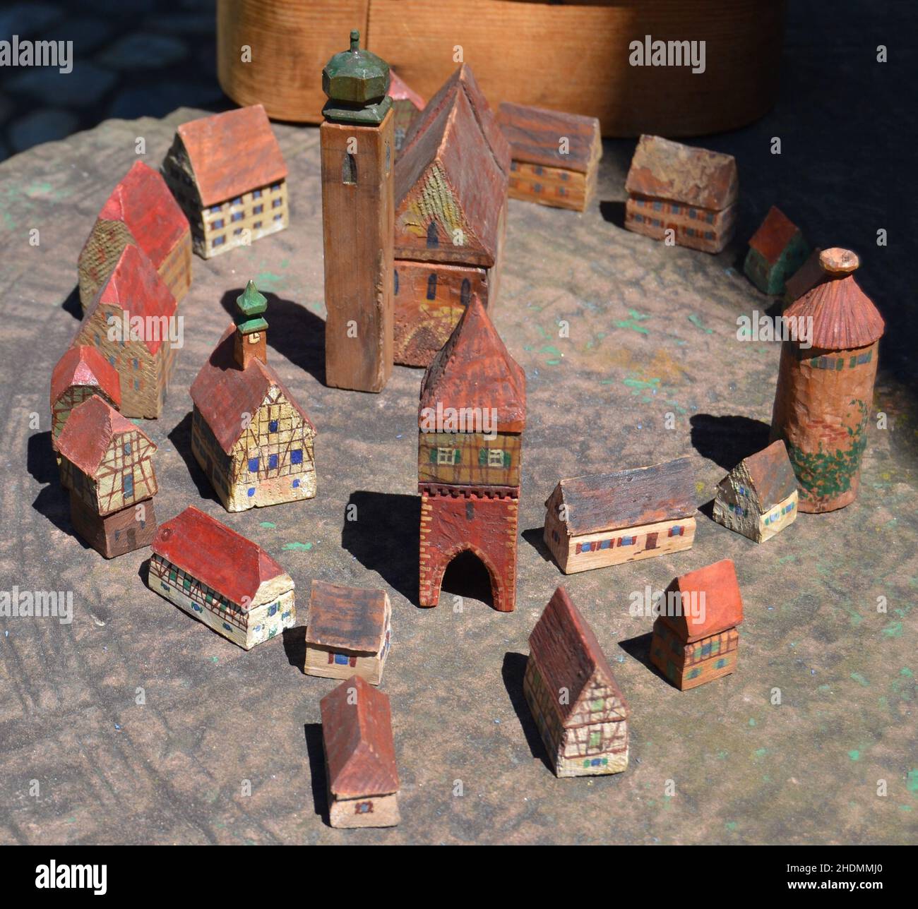 ancient, old town, miniature, ancients, old towns, miniatures Stock ...