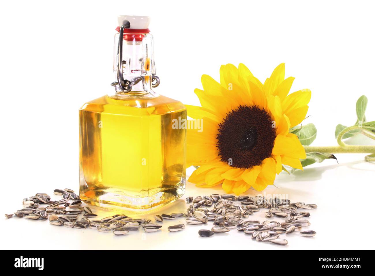 sunflower oil, cooking oil, sunflower oils Stock Photo - Alamy