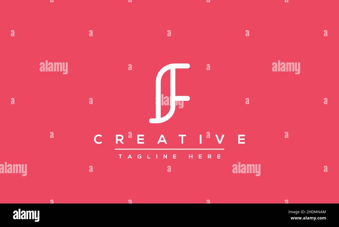 Modern unique creative alphabet letter F logo design, Minimalist F ...