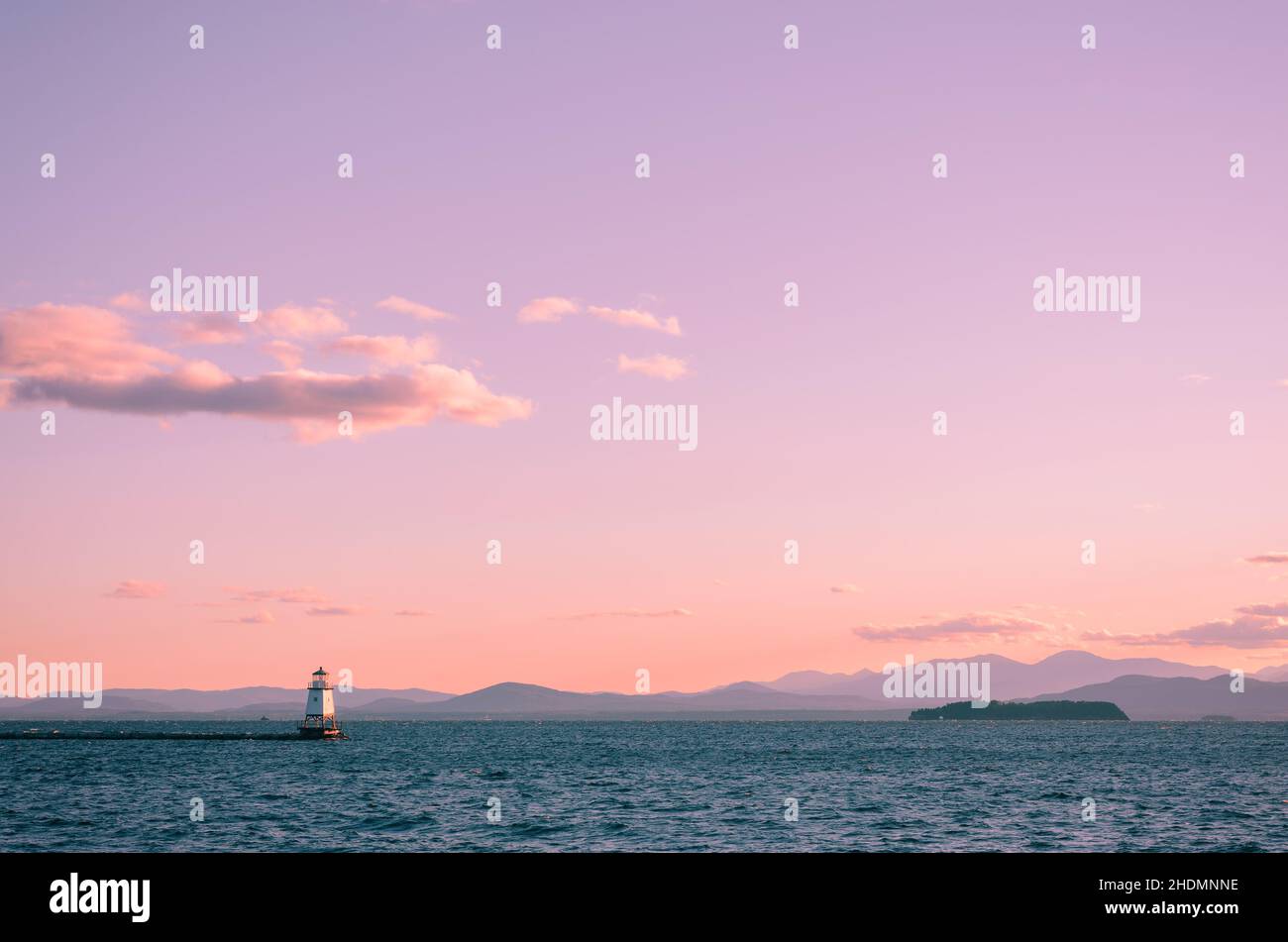 lake, lighthouse, lake champlain, lakes, lighthouses Stock Photo - Alamy