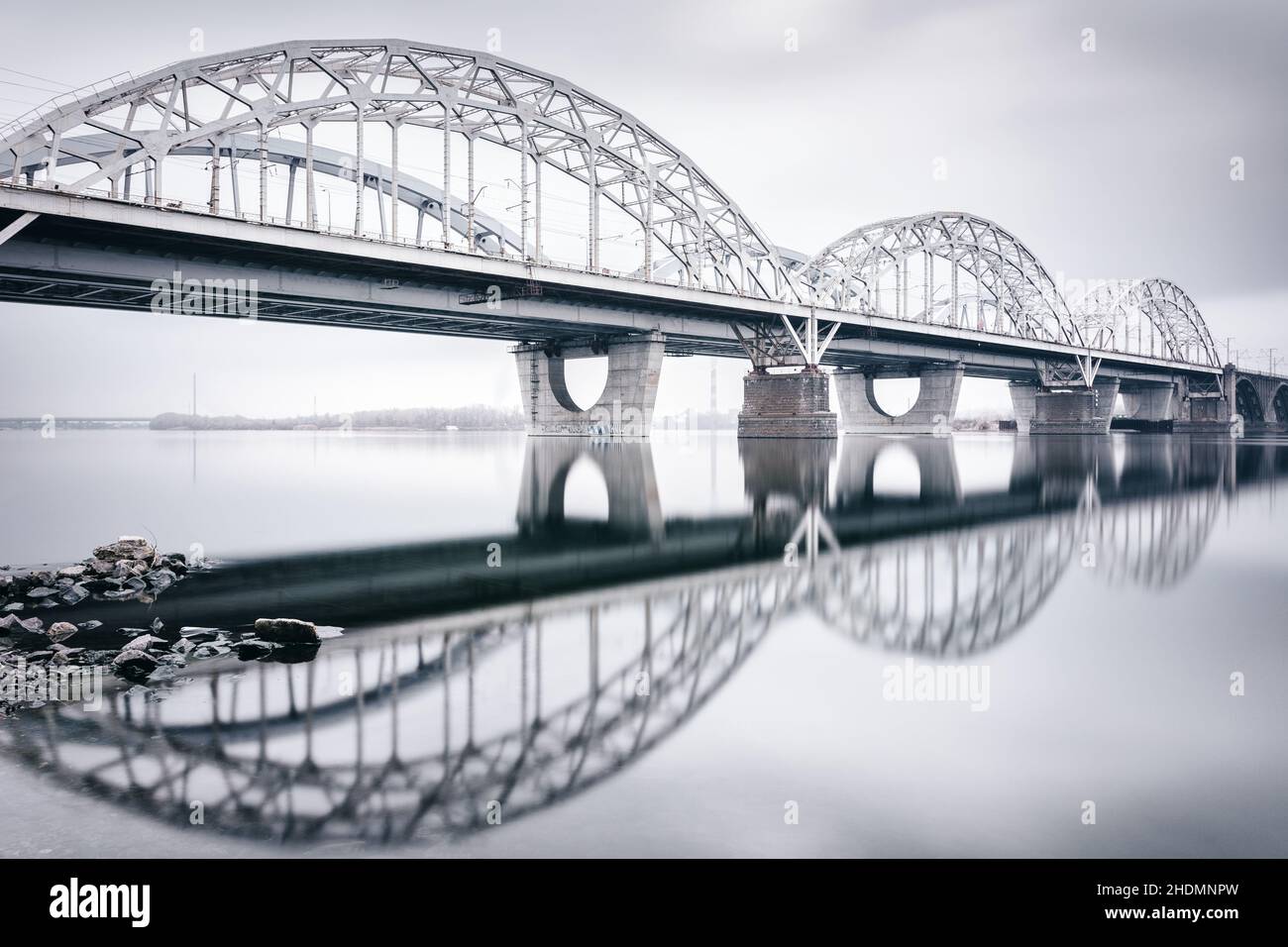 New darnytskyi bridge hi-res stock photography and images - Alamy