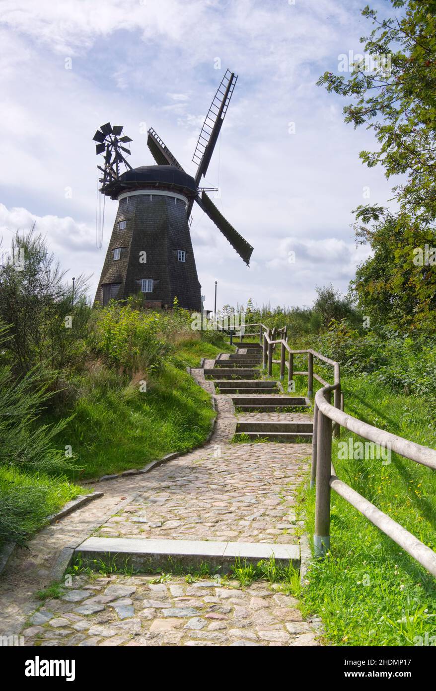 post mill, post mills Stock Photo - Alamy