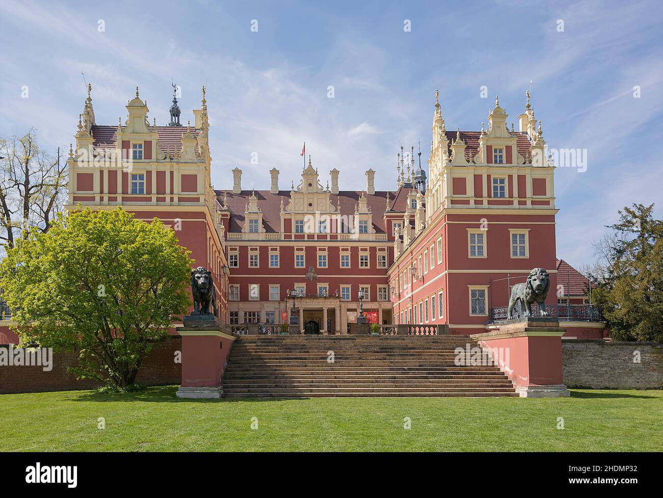 bad muskau, muskau castle Stock Photo - Alamy