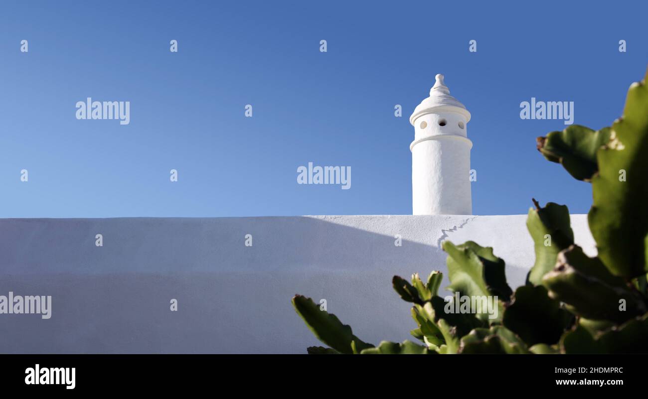 lanzarote, steeple, typical feature, lanzarotes, steeples, tower ...