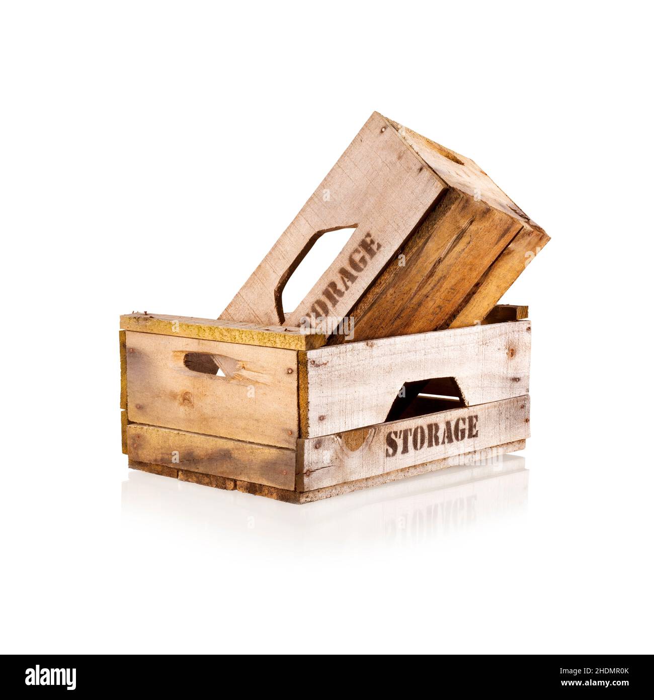 Carrying crates Cut Out Stock Images & Pictures - Alamy