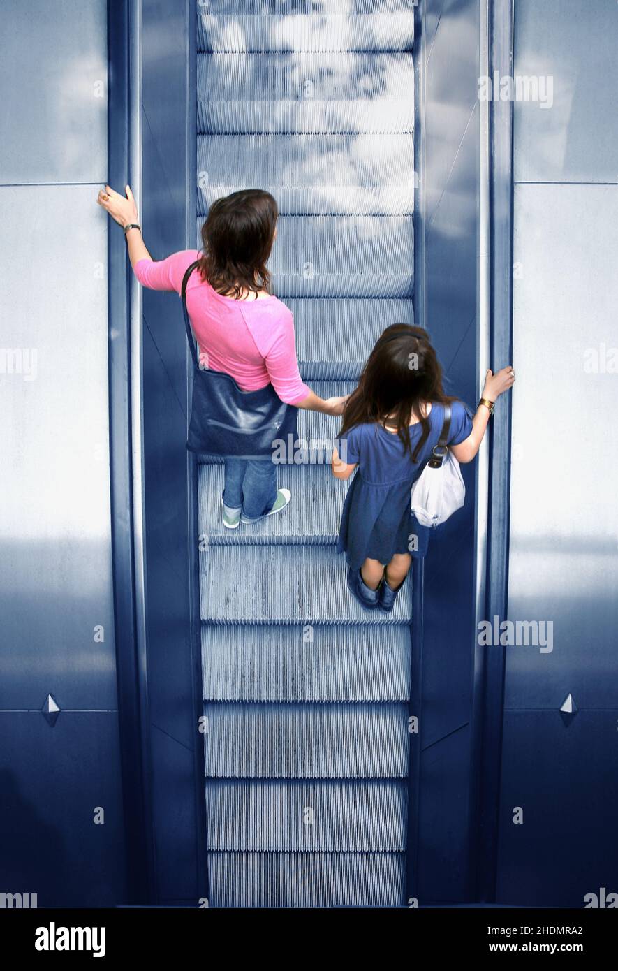 passenger, up, escalator, passengers, escalators Stock Photo - Alamy