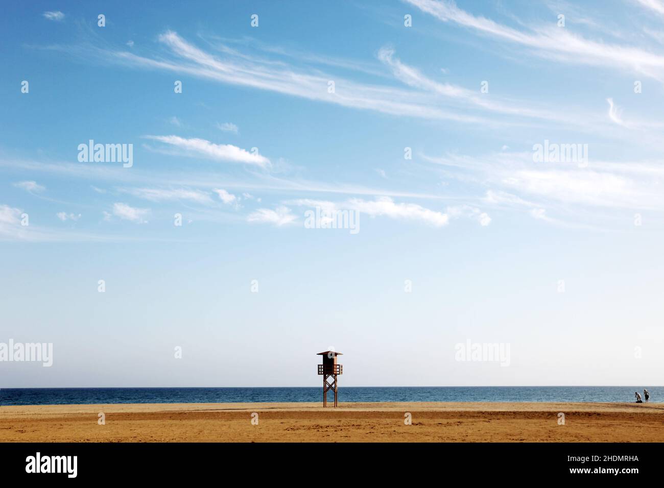beach, lanzarote, lookout tower, beaches, seaside, lanzarotes, lookout ...