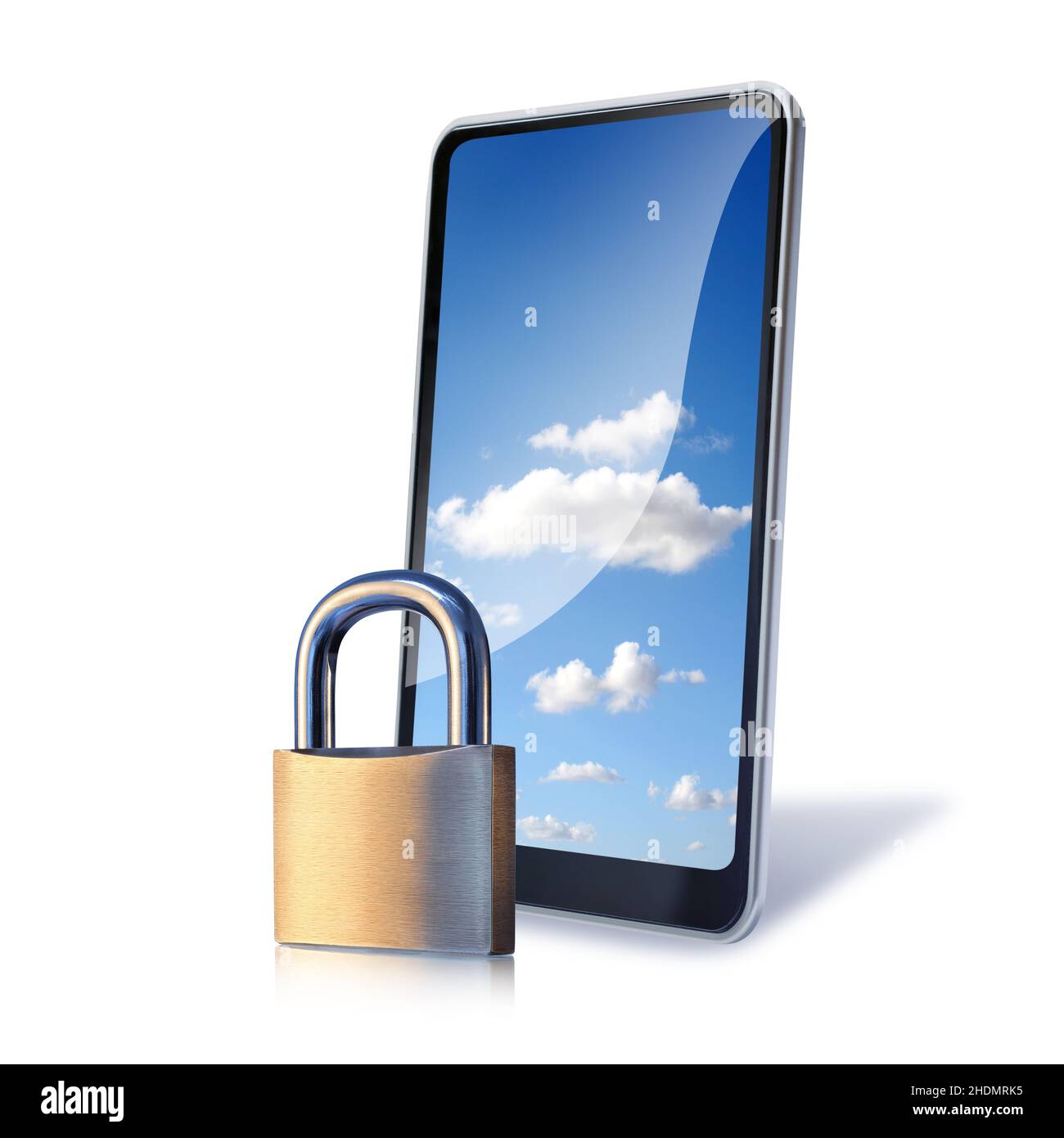 Locked password on phone Cut Out Stock Images & Pictures - Alamy