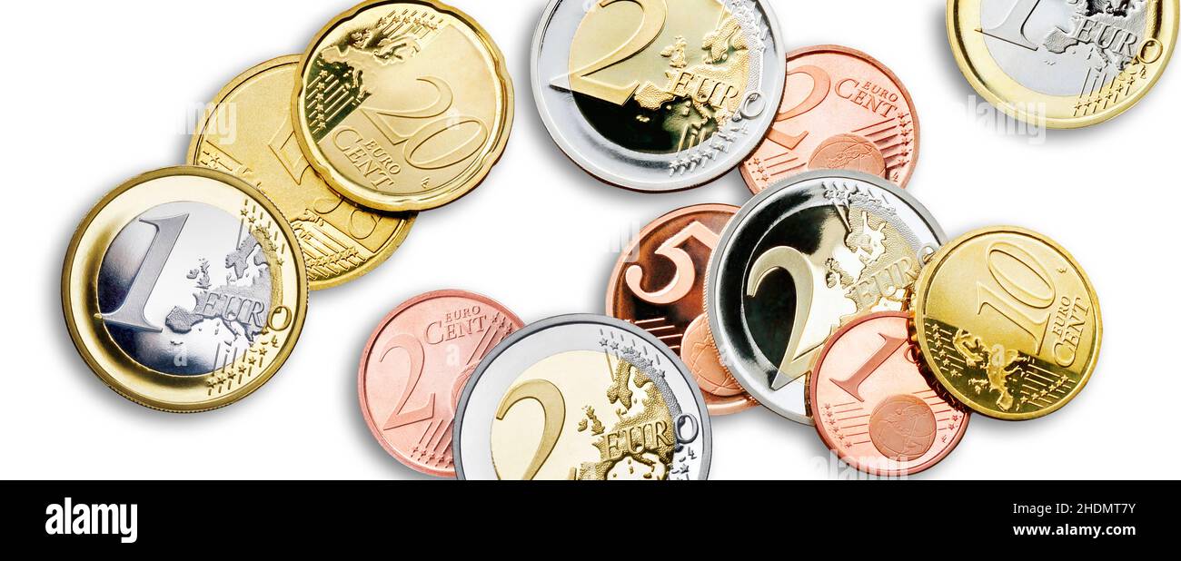 change, coins, euro coin, conversion, convert, moneys, coin Stock Photo ...