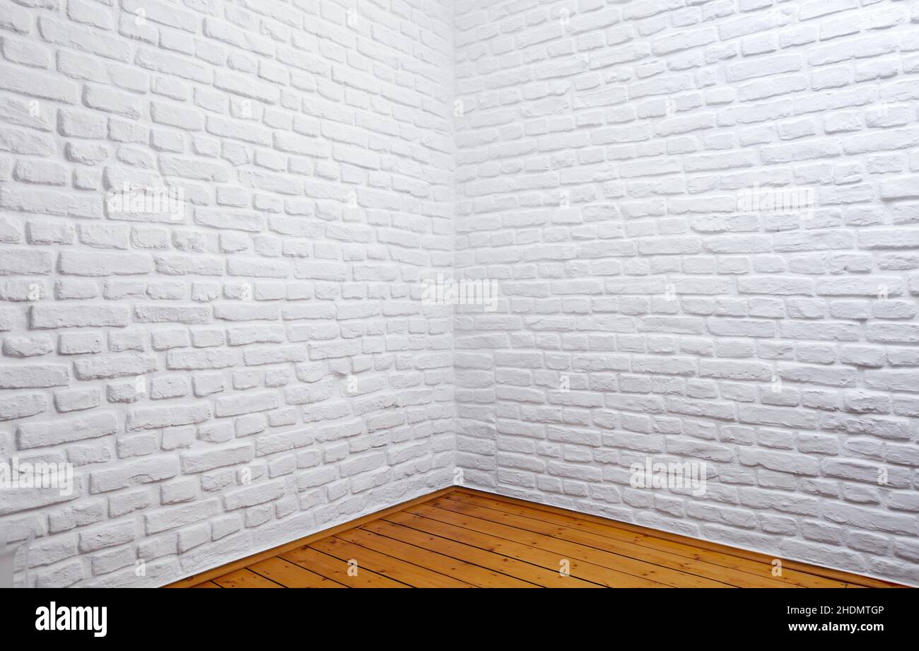 Brick wall corner indoor hi-res stock photography and images - Alamy