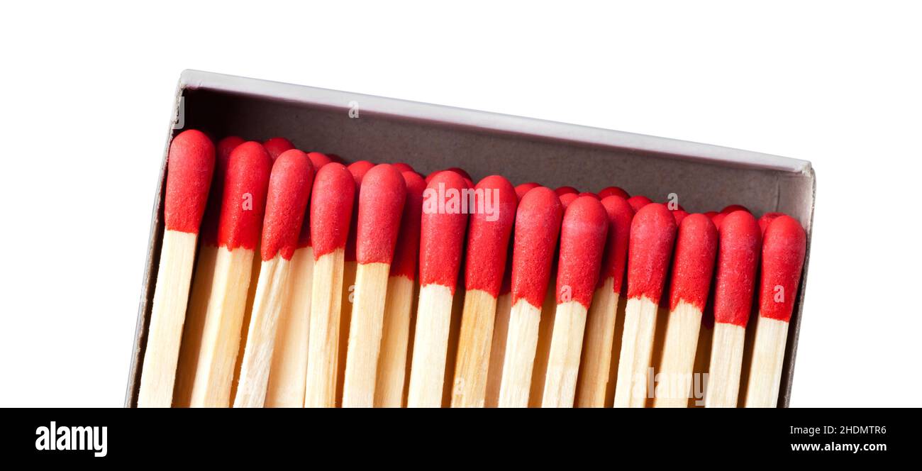 Close up row matchsticks hi-res stock photography and images - Alamy