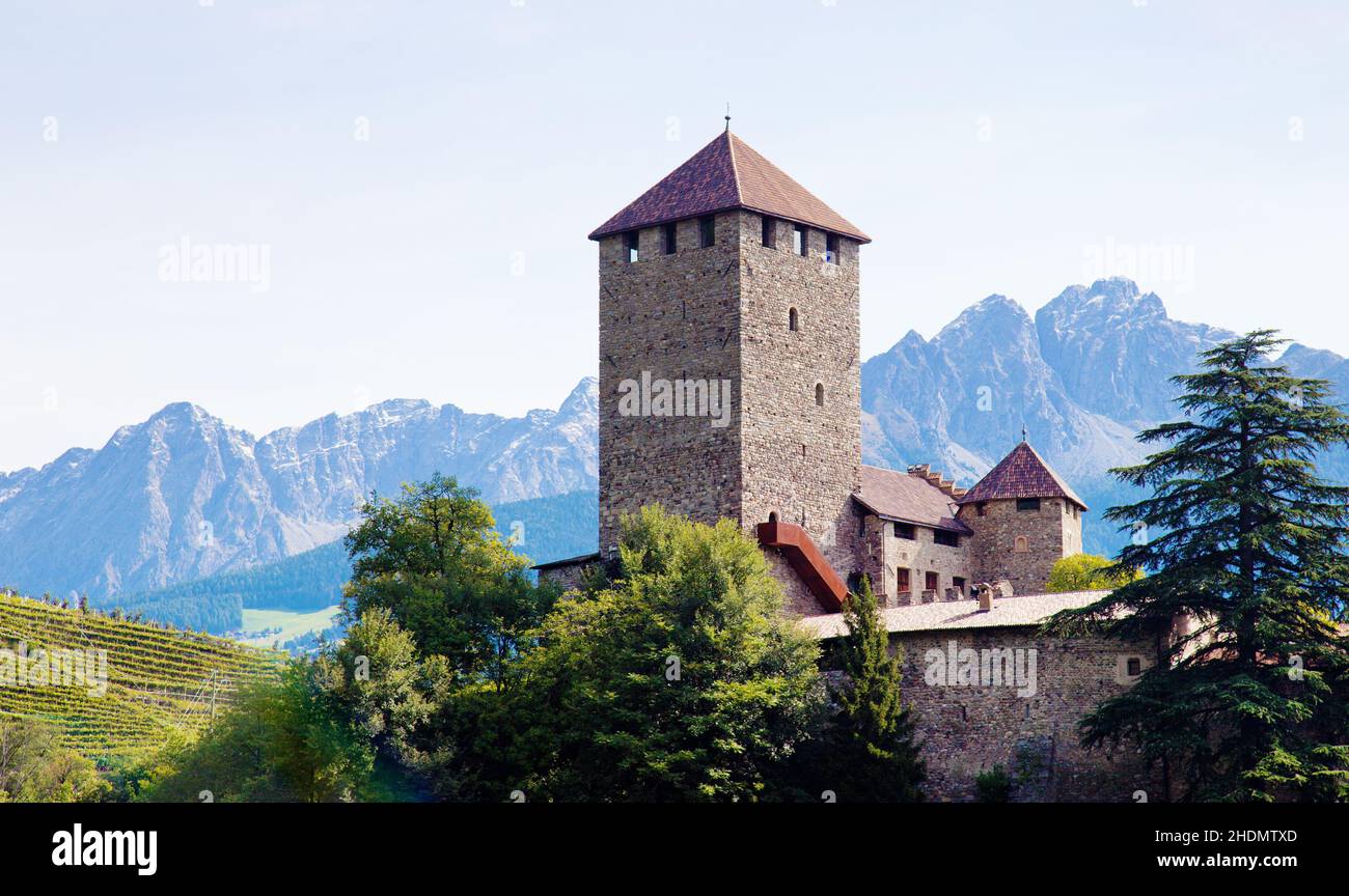 castle, south tyrol, Tyrol Castle, castles, south tyrols Stock Photo ...