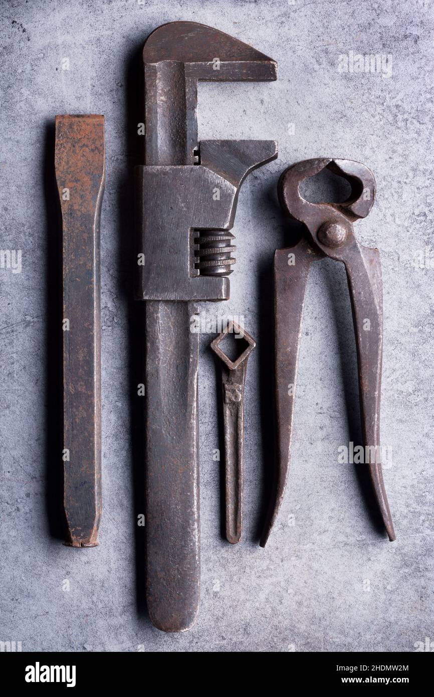 tool, retro, tools, old fashioned, retro style Stock Photo - Alamy