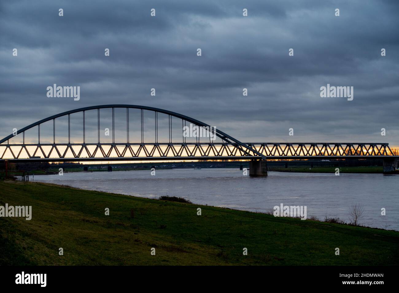 bridge, rhine river, bridges, rhine, rhine rivers Stock Photo - Alamy