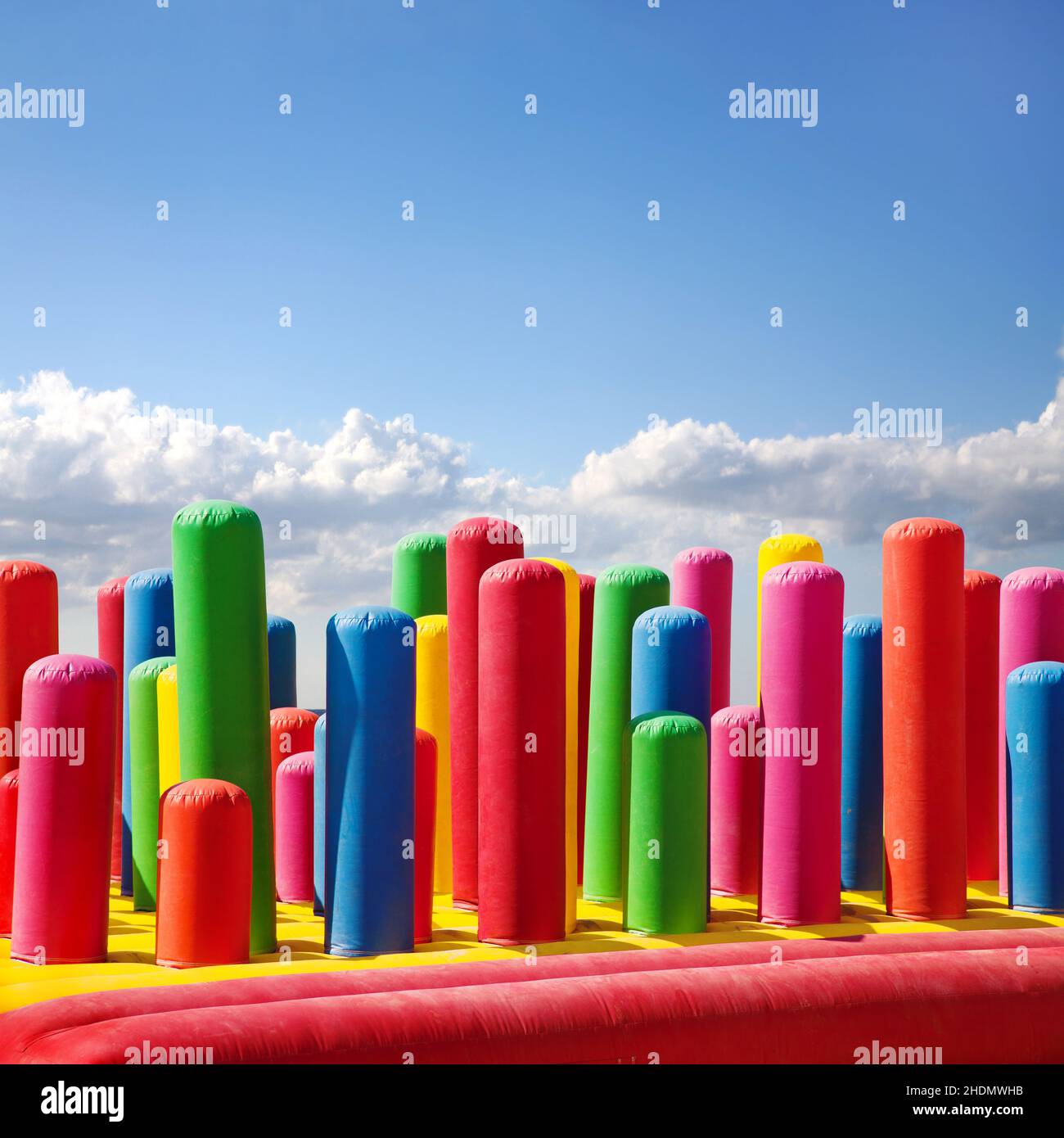 bouncy castle, bouncy castles Stock Photo - Alamy