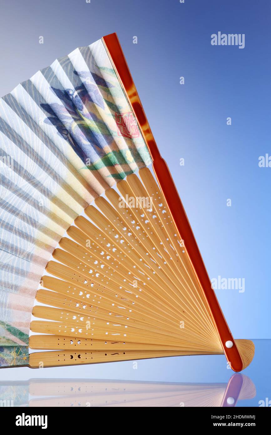 Bamboo fans hi-res stock photography and images - Alamy