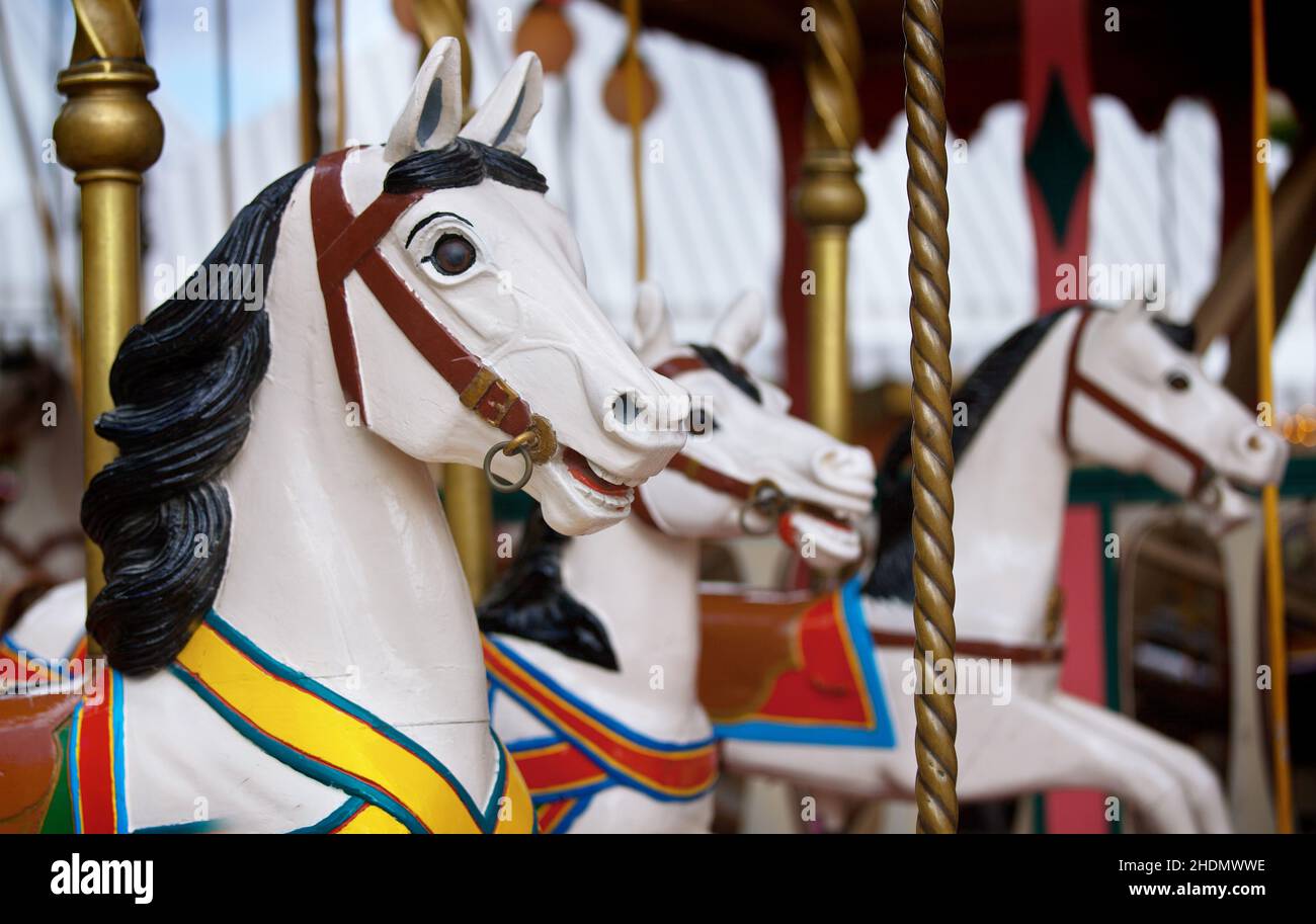 carousel, horse, carousels, horses Stock Photo - Alamy