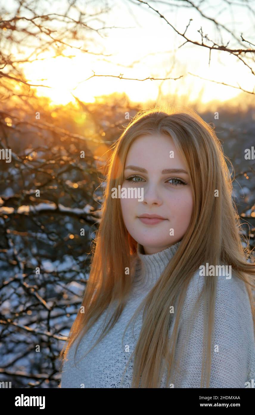 portrait, teenager, girl, winter, portraits, teen, teenage, teenagers ...