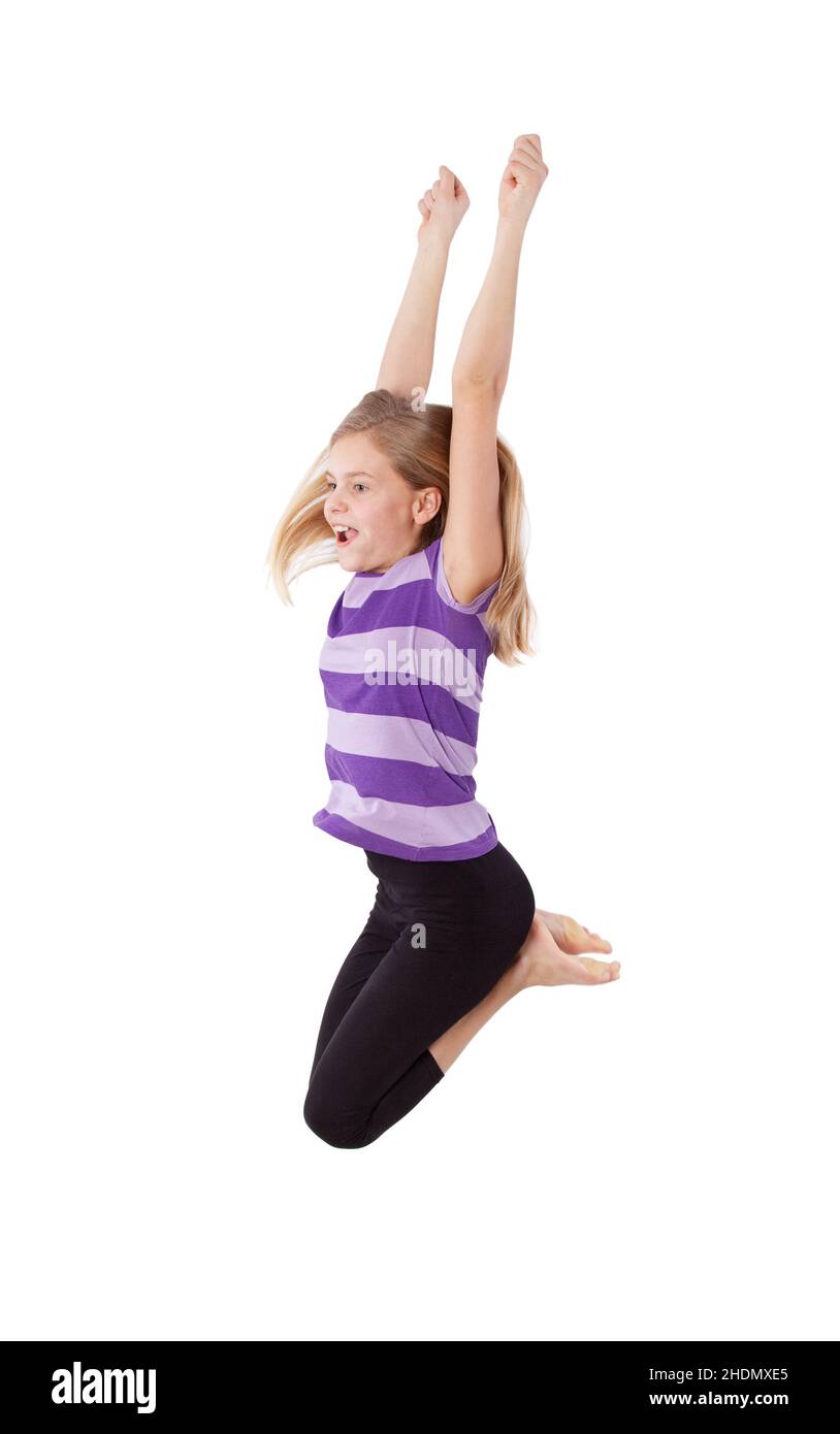 Girls long jump hi-res stock photography and images - Alamy