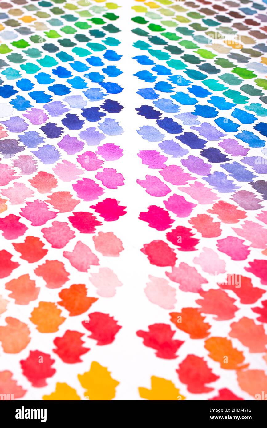 colour, watercolor paints, spectrum, colours, watercolor paint ...