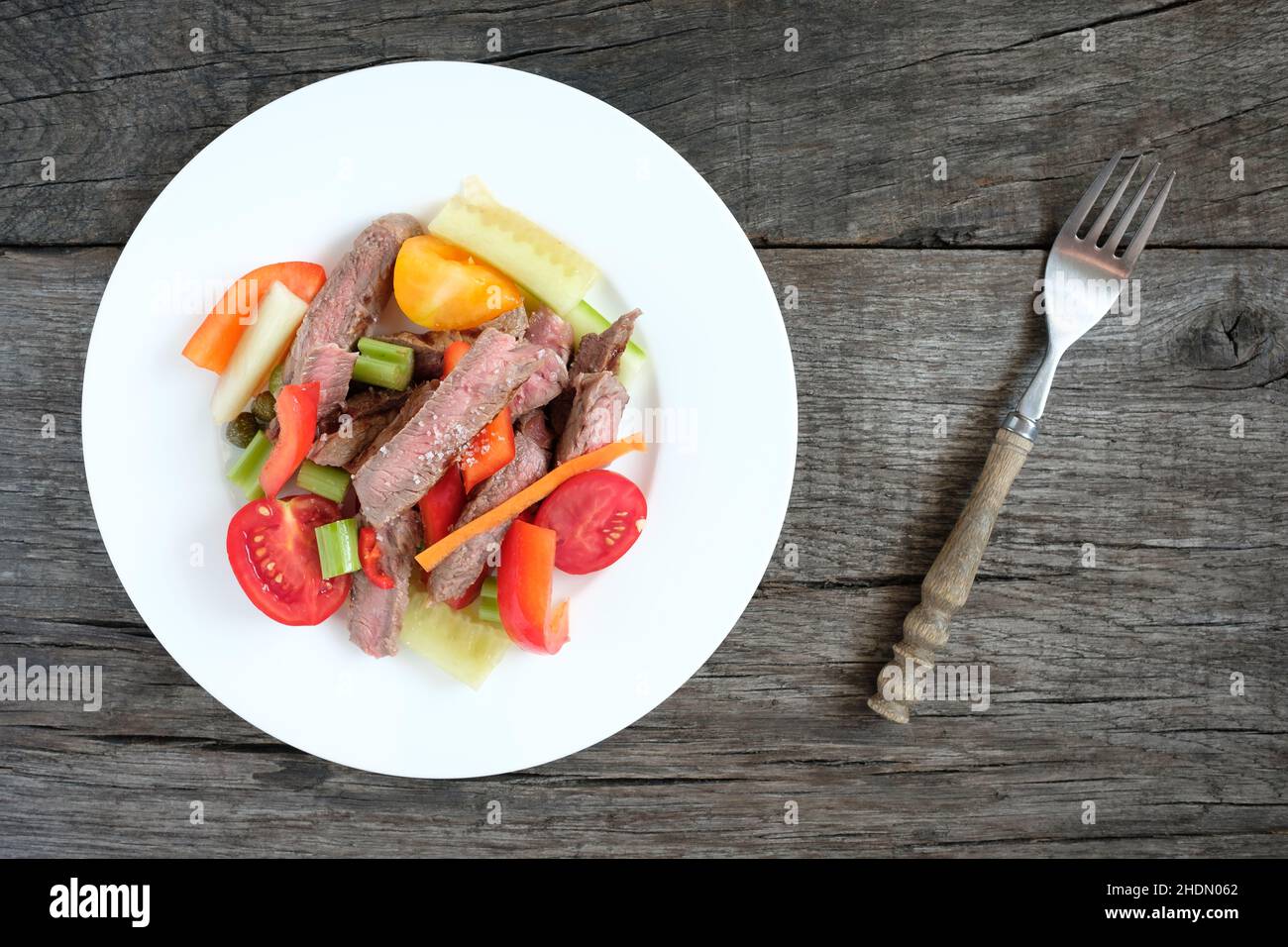 vegetable, beef steak, dish, meat striped, vegetables, beef steaks ...